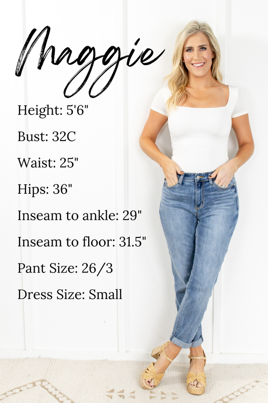 Sizing Guidelines | Charming & Main Boutique