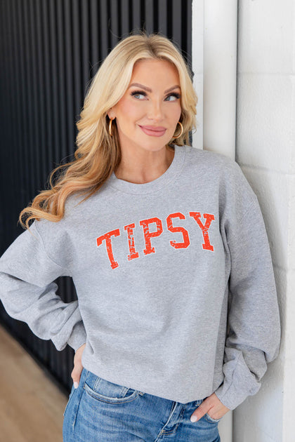 Tipsy Graphic Sweatshirt – Charming & Main
