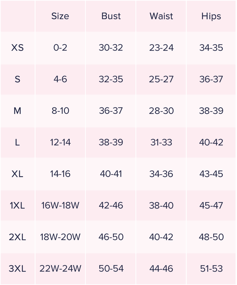 Sizing Guidelines | Charming & Main Boutique